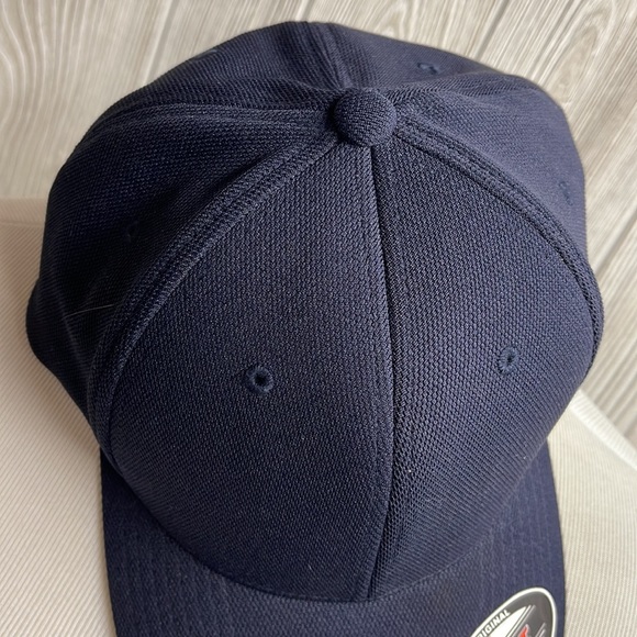 Flexfit | Accessories | Flexfit Solid Navy Blue Baseball Hat Cap | Poshmark